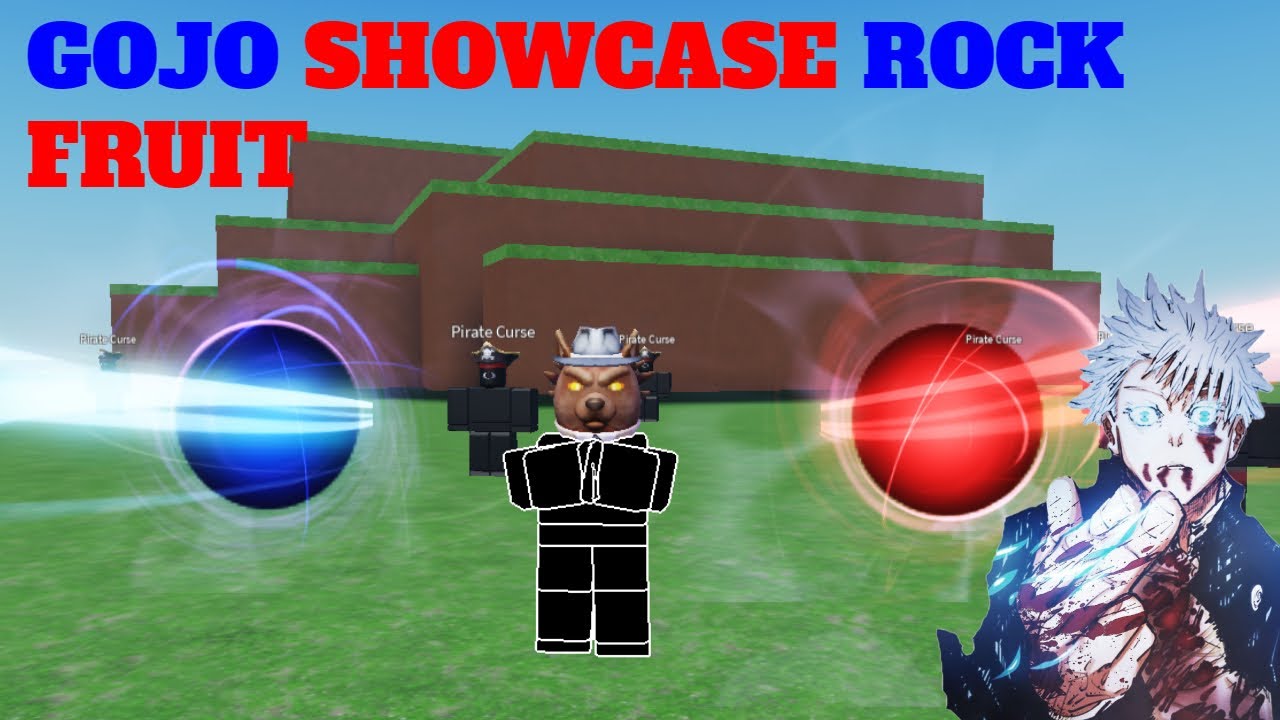 GOJO COMBAT SHOWCASE ROCK FRUIT (ROBLOX) - YouTube