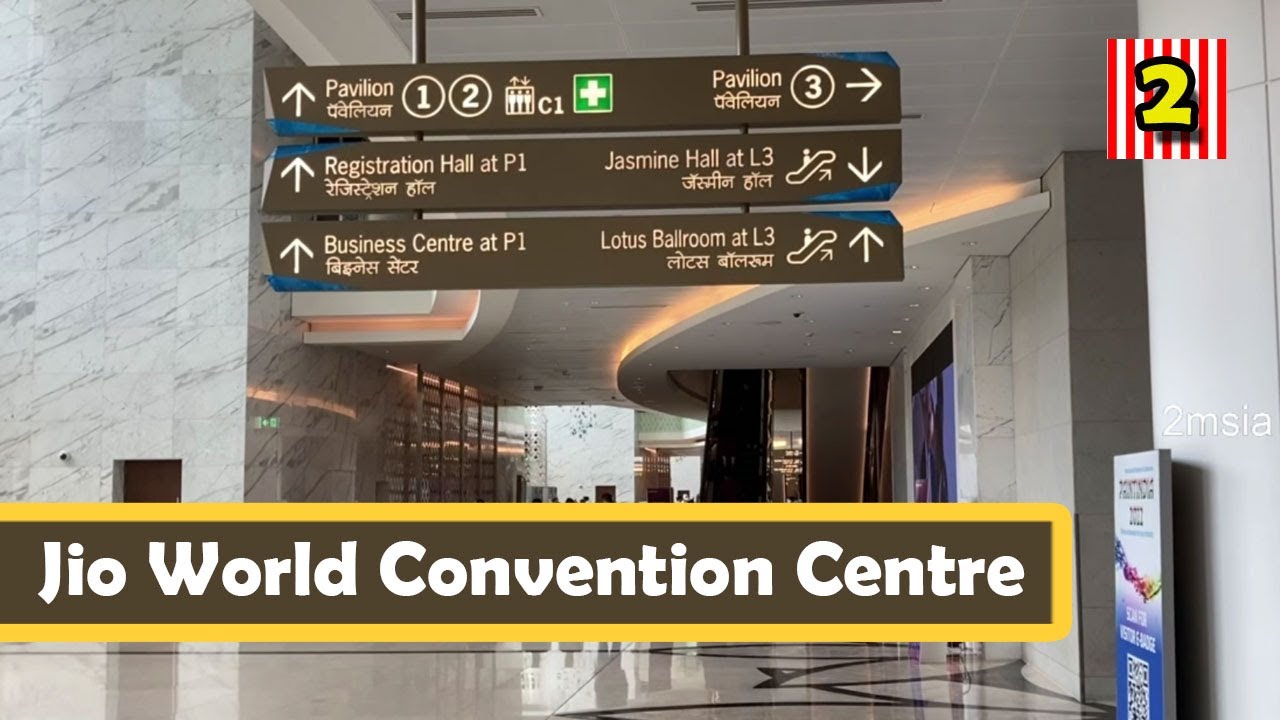 Jio World Convention Centre Bandra Kurla Complex Paintindia 2022 - YouTube