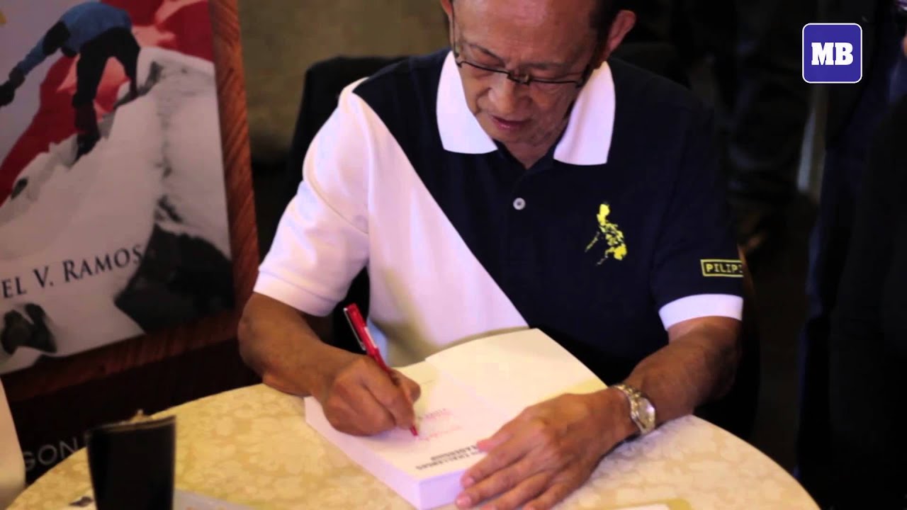 Former President Fidel V. Ramos launches new book on leadership - YouTube