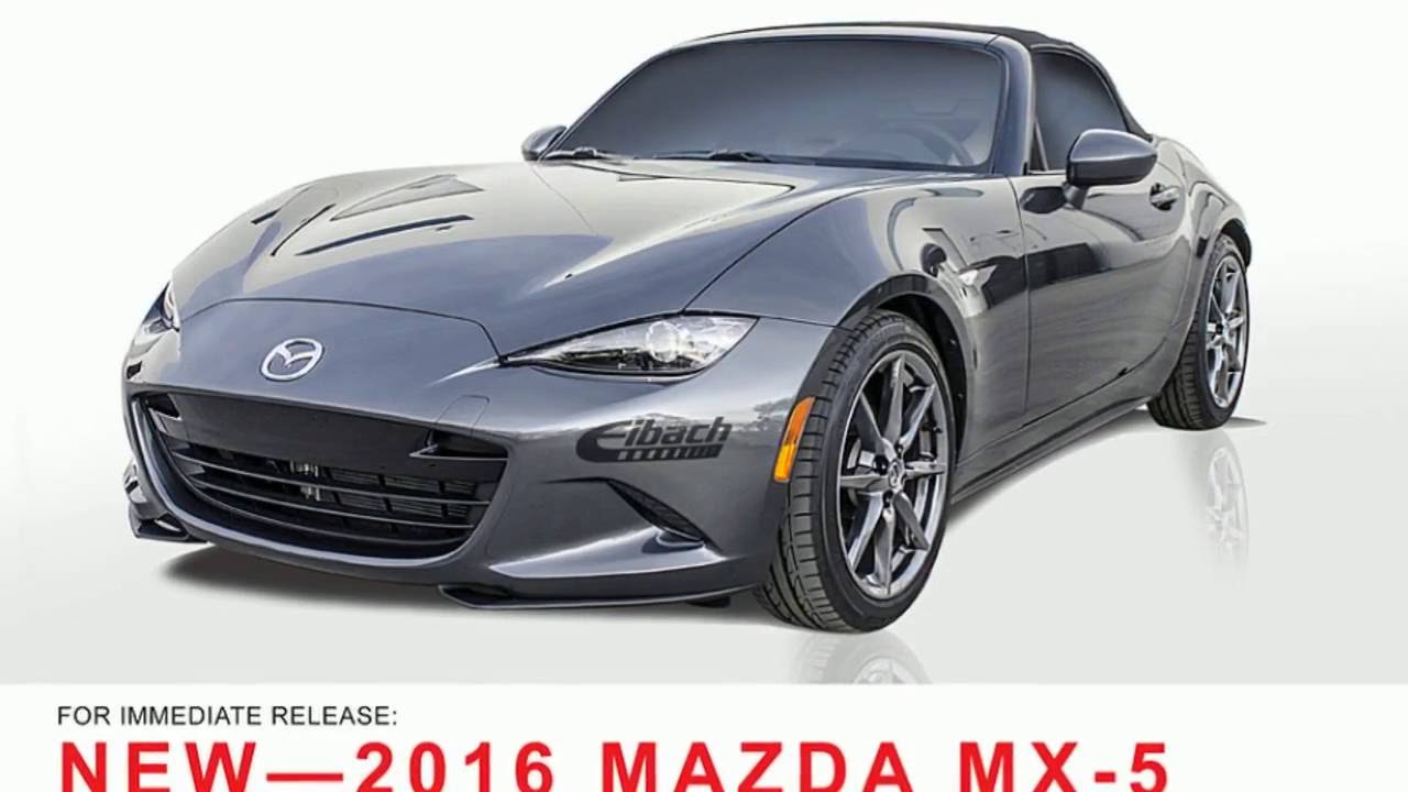 Mazda Miata ND Eibach Pro Kit Lowering Springs - YouTube