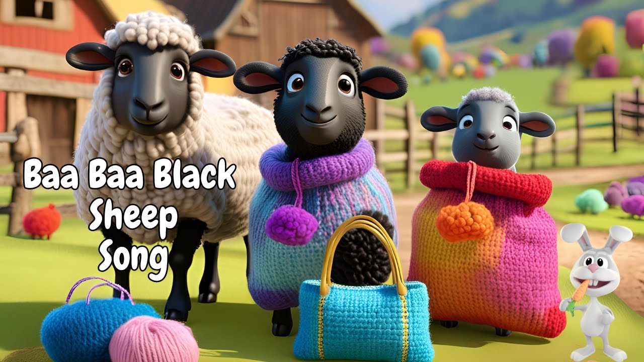 Baa Baa Black Sheep Song - Nursery Rhyme with Lyrics for kids - YouTube
