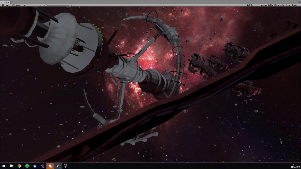 Virtual Reality Space Game Showcase - YouTube