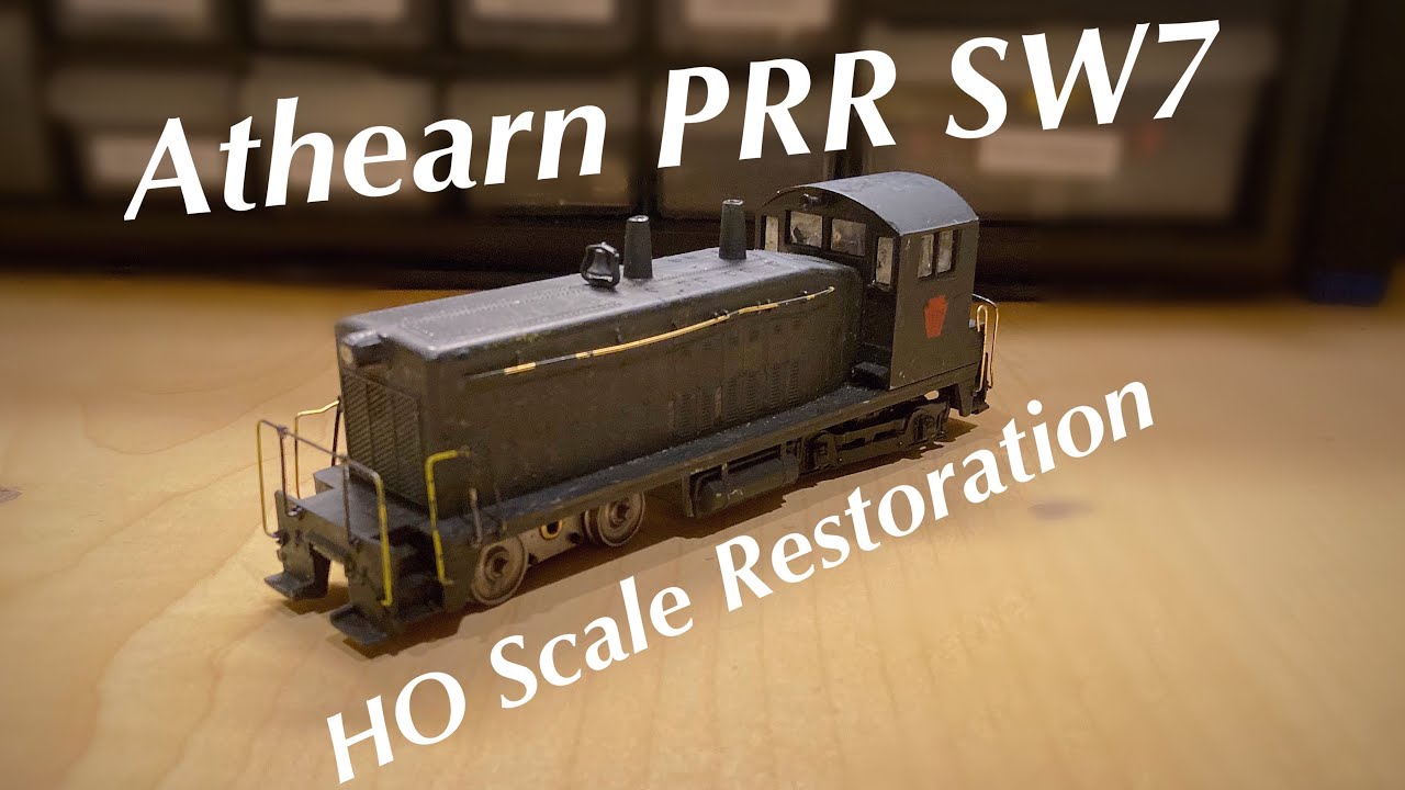 HO Scale Revival: Athearn PRR SW7 - Will This Battered Locomotive Run ...
