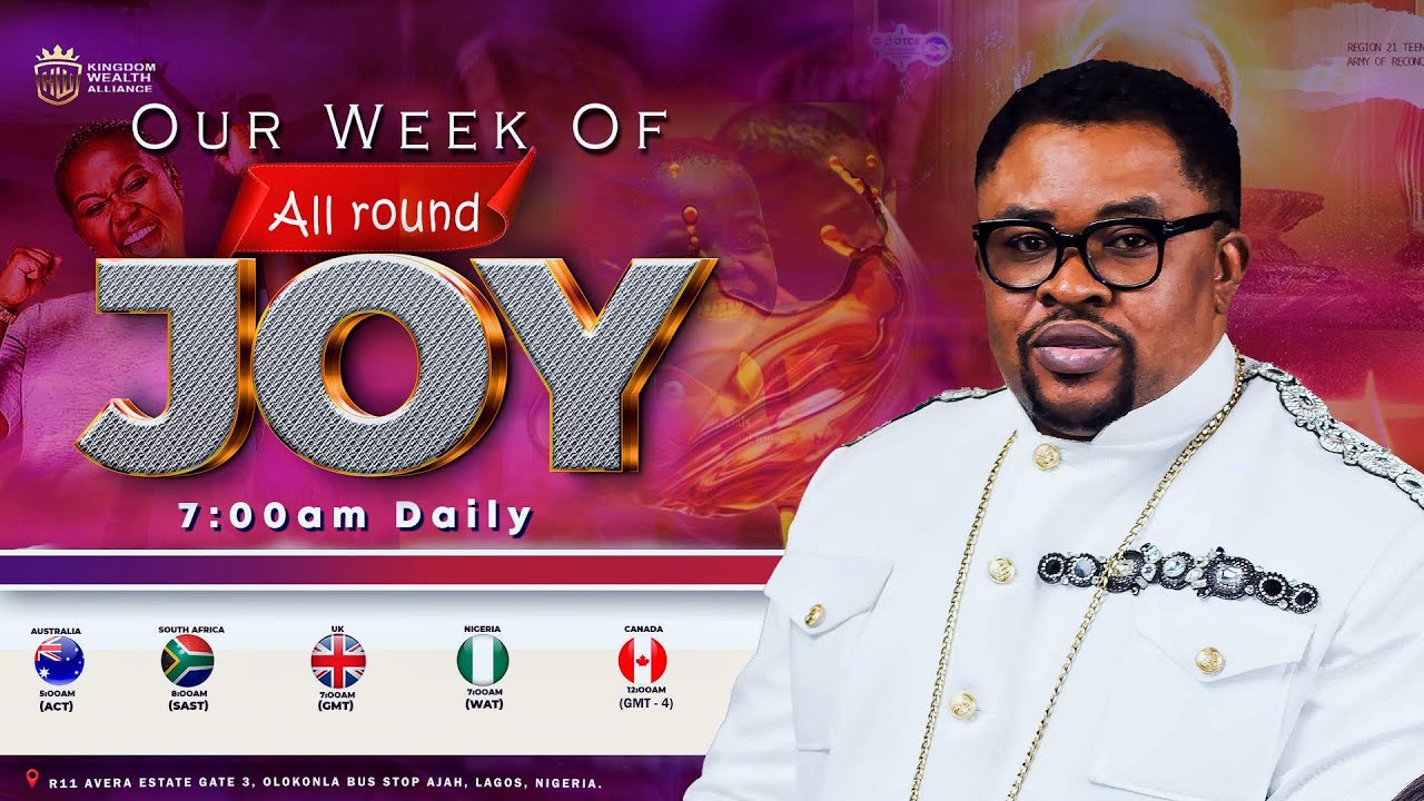 KINGDOM MORNING PRAYER || OUR WEEK OF ALL-ROUND JOY ||28TH DECEMBER ...