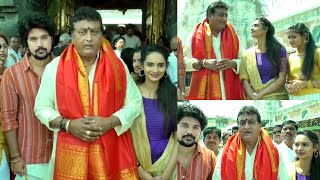 Prudhvi Raj Visits Tirumala Temple With His Daughter Sreelu | Prudhvi ...