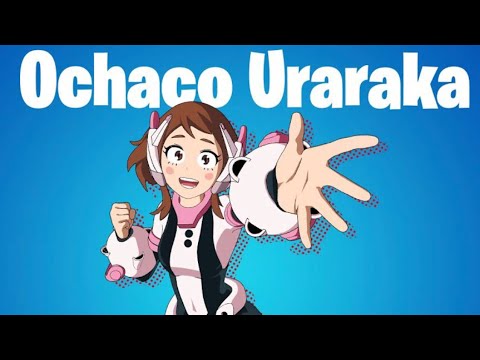 Fortnite *NEW* OCHACO URARAKA SKIN gameplay - YouTube