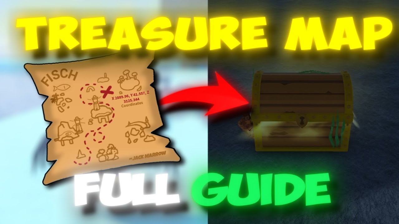 How To Use The Treasure Map | Roblox Fisch (FULL GUIDE) - YouTube