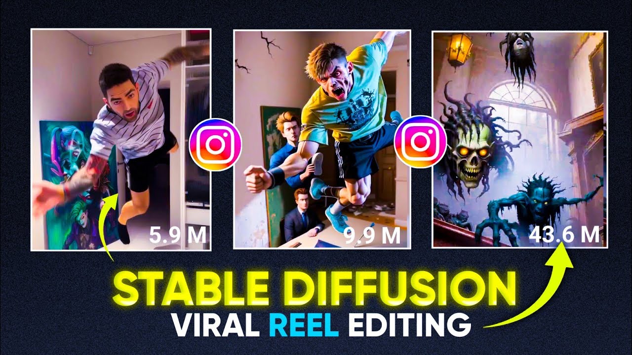 Deforum Stable Diffusion Reels Video Editing In Android | Viral Instagram Reels Video Editing ...
