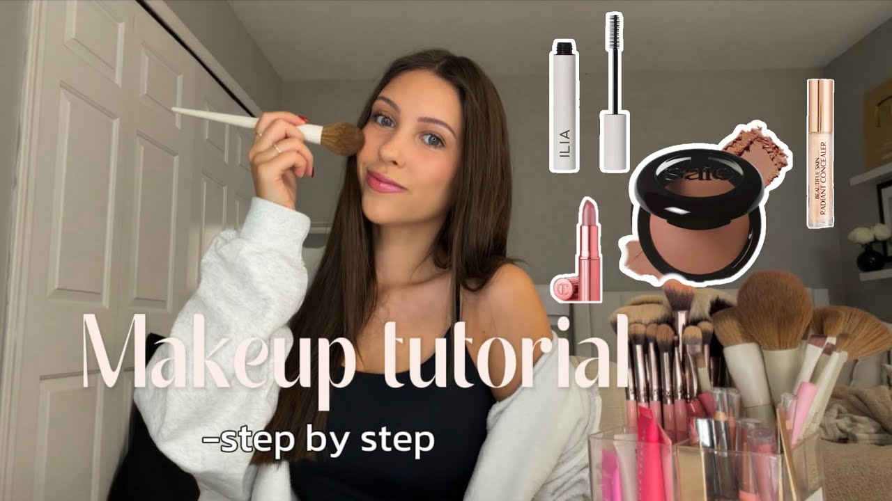 My makeup routine - step by step - YouTube