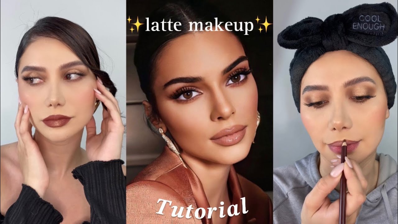 LATTE MAKEUP 🤎☕️| latte makeup TUTORIAL 💄🫶🏻| maquillaje COLOMBIANO ...