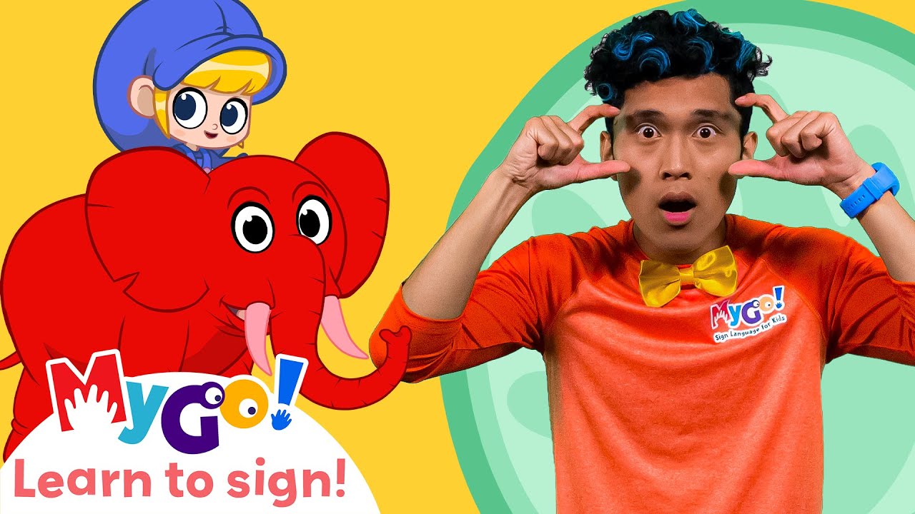 Learn Sign Language with Morphle! The Giant Zoo Animals | MyGo! | ASL ...