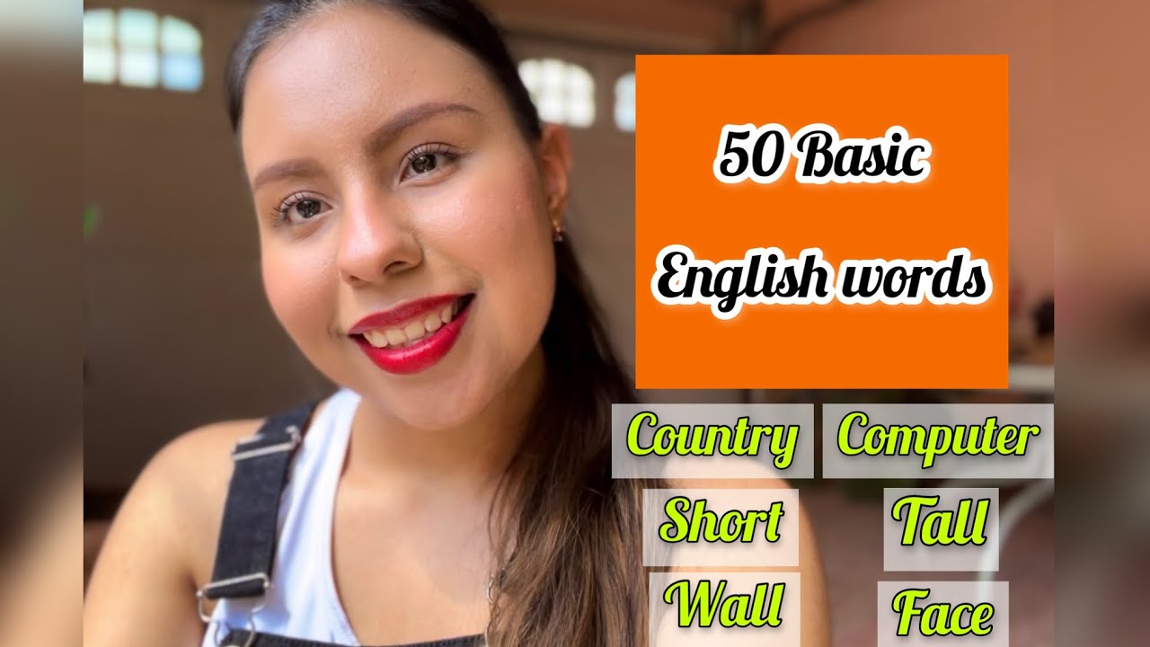 50 Basic English words - YouTube