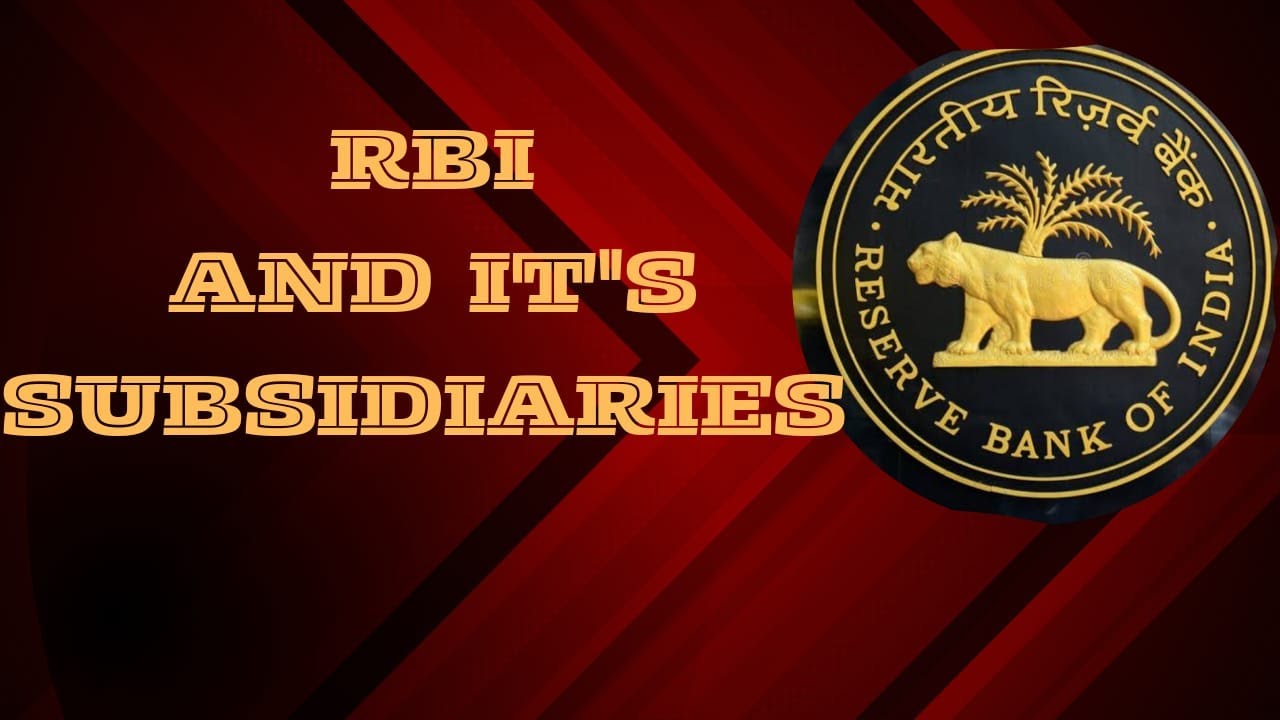 RBI AND ITS SUBSIDIARIES#banking #financialawareness #generalknowledge ...