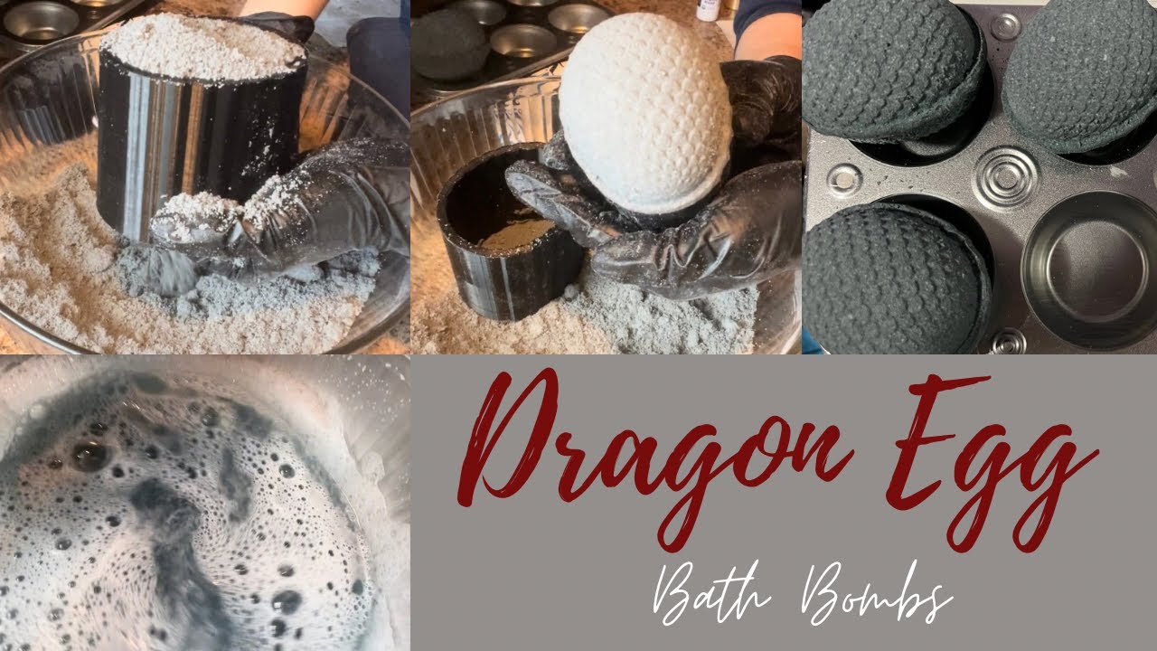Make with me- Dragon Egg Bath Bombs - Romantasy - YouTube