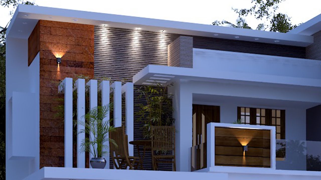1770 SqFt 3BHK PLOT 2 Home for IQBAL @ PALAKKAD ,Designed By Shine ...