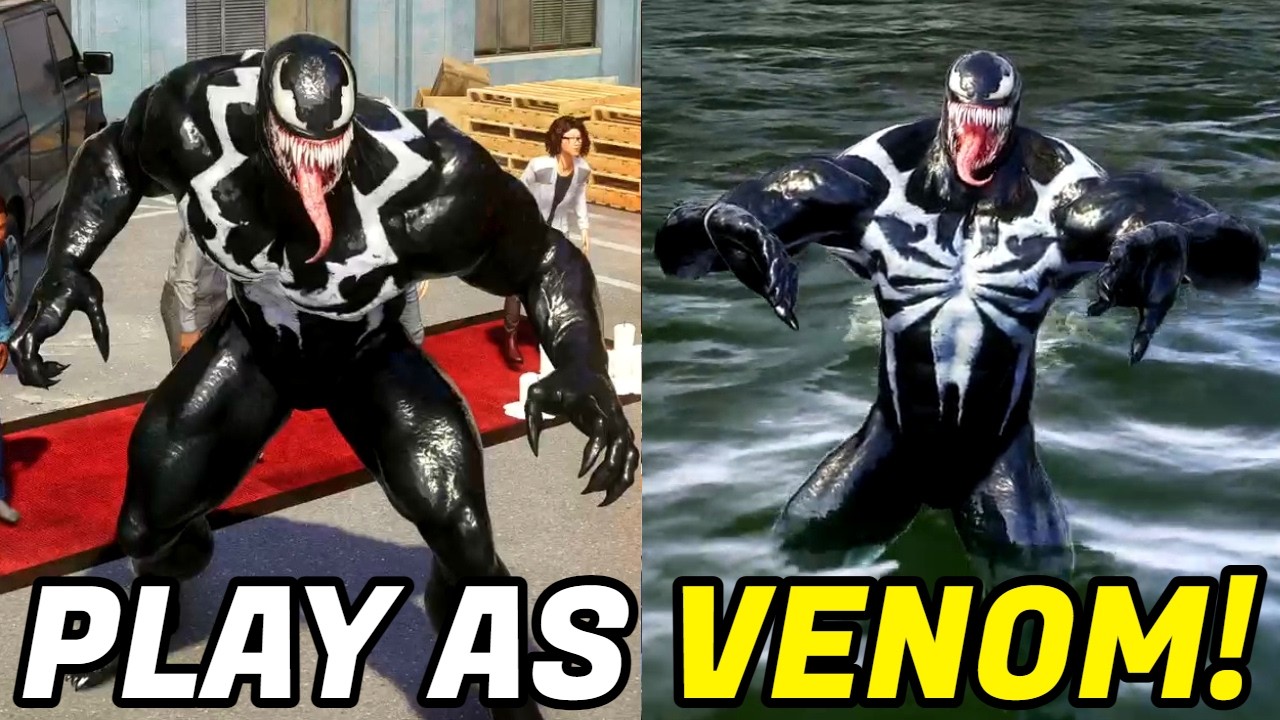 VENOM GLITCH IS UNBELIEVABLE! - FREE ROAM AS VENOM IN MARVEL'S SPIDER ...