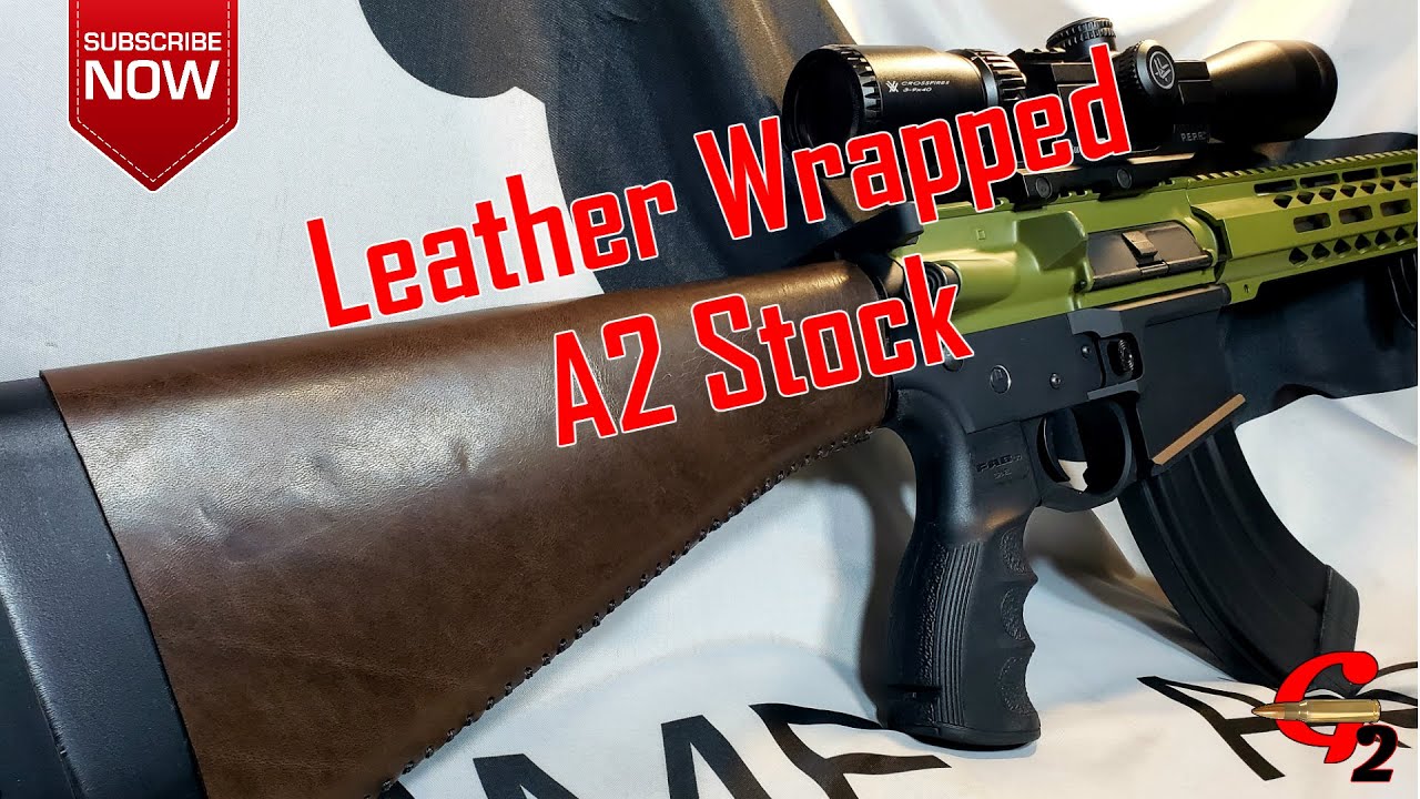 Make A Leather Wrapped Gun Stock DIY - YouTube