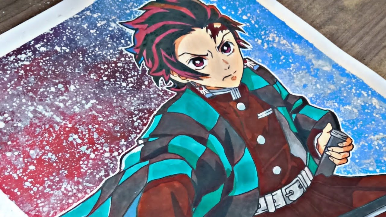 Drawing Tanjiro Kamado || kimetsu no Yaiba||(Demon Slayer) - YouTube
