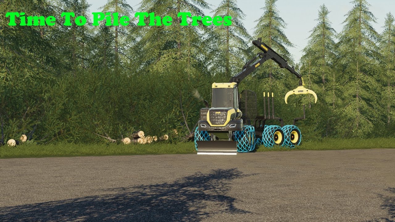 FS19 | Forestry On Willamina Forest | Some Piling Of The Trees ...
