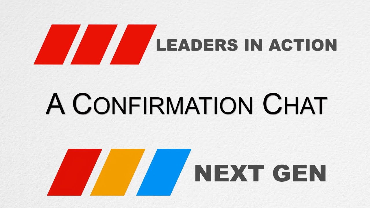 Next Gen Ministry Leaders in Action: A Confirmation Chat - YouTube