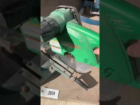 Lot 3804- Hitachi C10FS Chop Saw - YouTube