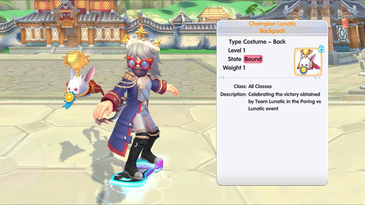 Claim Your Champion Lunatic Backpack | Ragnarok X: Next Generation ...