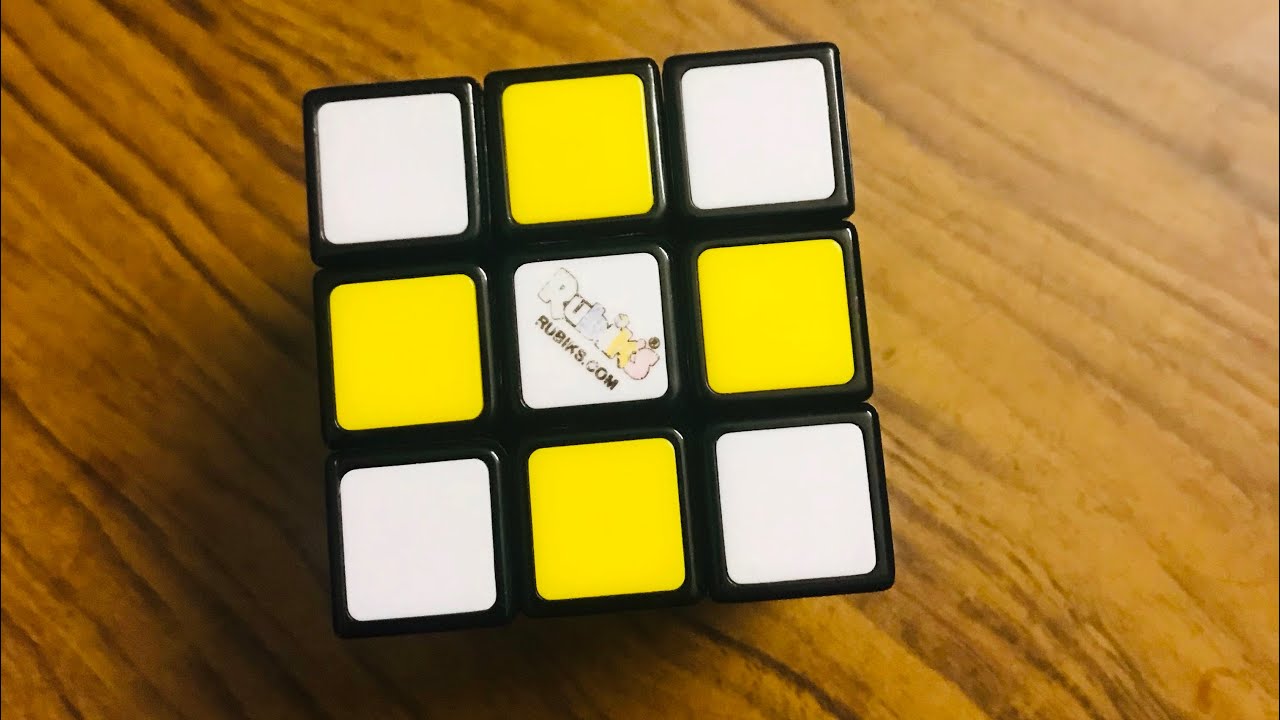 How to do a checkerboard pattern in rubiks cube (3x3) - YouTube