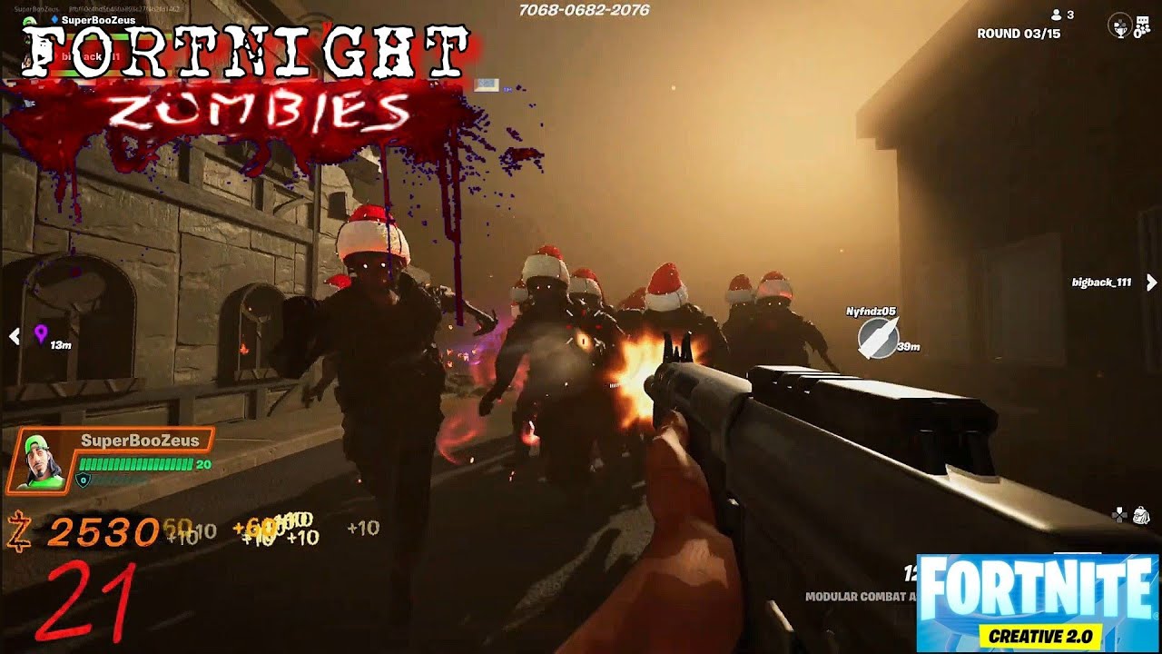 FORTNIGHT ZOMBIES 🧟‍♂️ *COD Zombies* (Fortnite Creative 2.0 Christmas ...