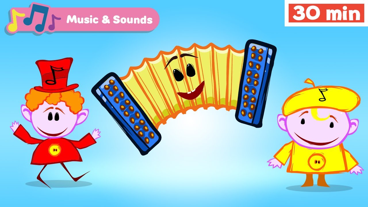Learn Musical Instruments for Kids | Early Learning Videos with Music ...
