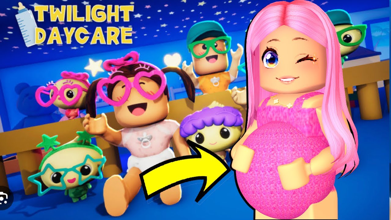 Pregnant in Roblox Twilight Daycare - Baby Bump Update - YouTube