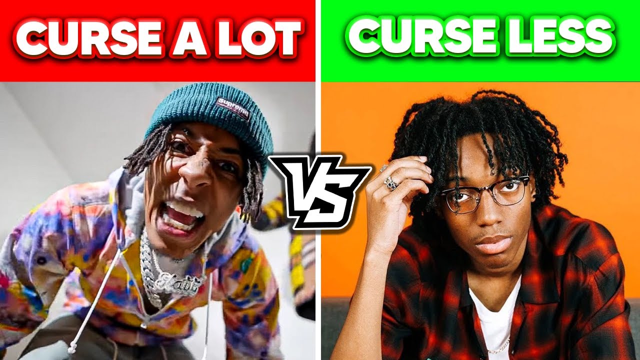 RAPPERS WHO CURSE A LOT vs RAPPERS WHO CURSE LESS - YouTube