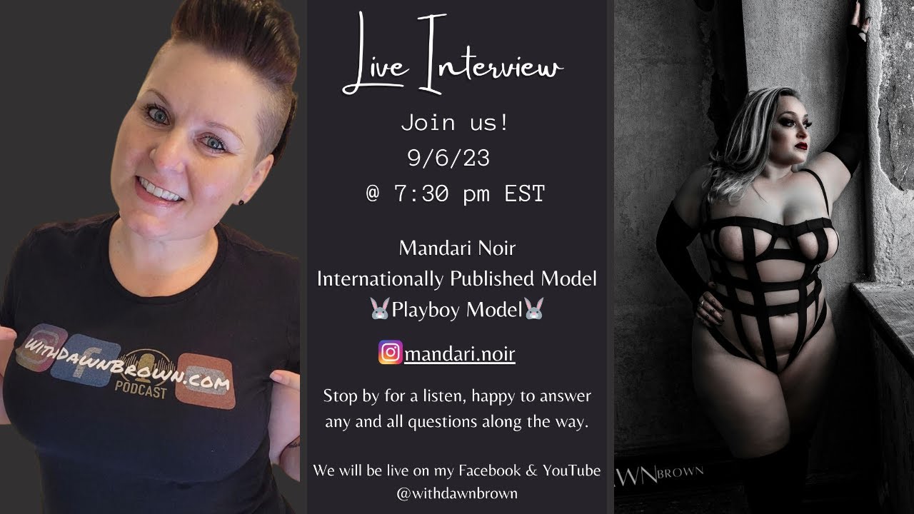 Live Interview Mandari Noir-Playboy Model and Digital Creator - YouTube