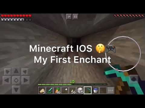 Minecraft IOS 🤫🎮 My First Enchant - YouTube