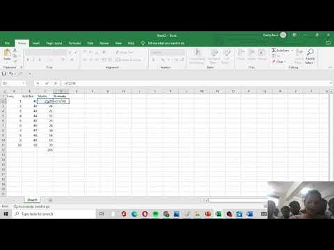 How to make table in MS-Excel - YouTube