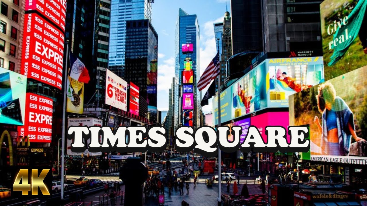 4K | Times Square | New York | Manhattan |2022 - YouTube