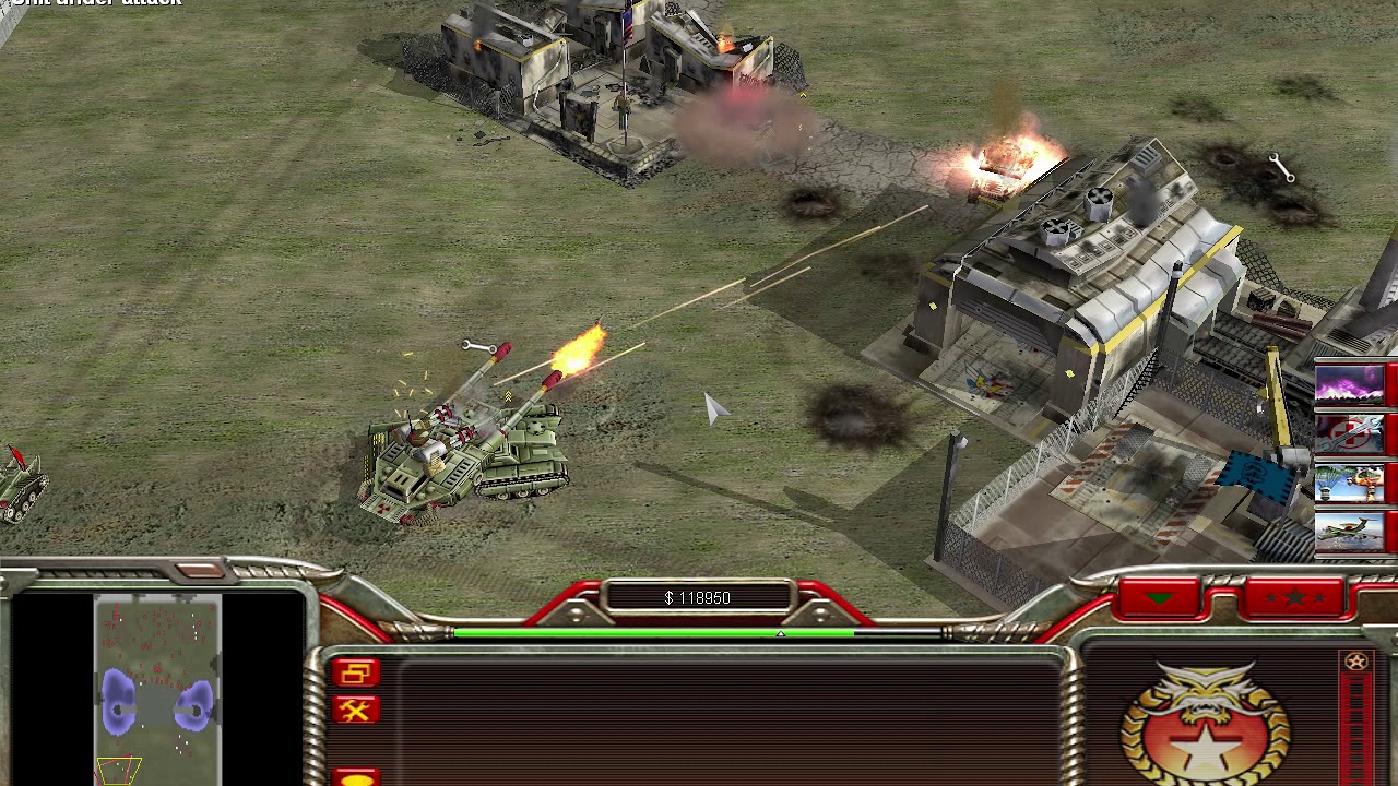 CnC Generals - Overlord Tank spawn killing - YouTube