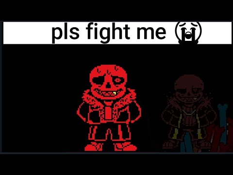 Underfell Pacifist Sans Fight - YouTube