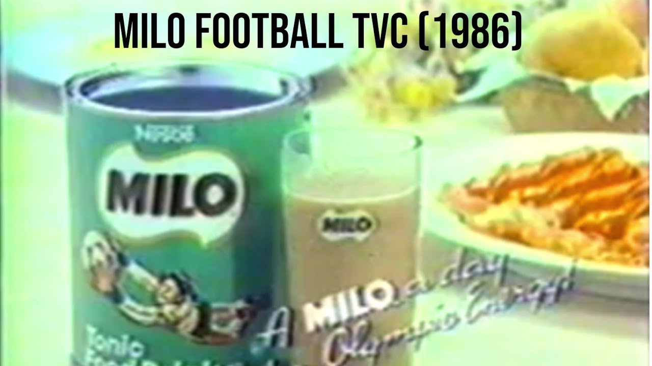 Milo Football Tvc (1986) - YouTube