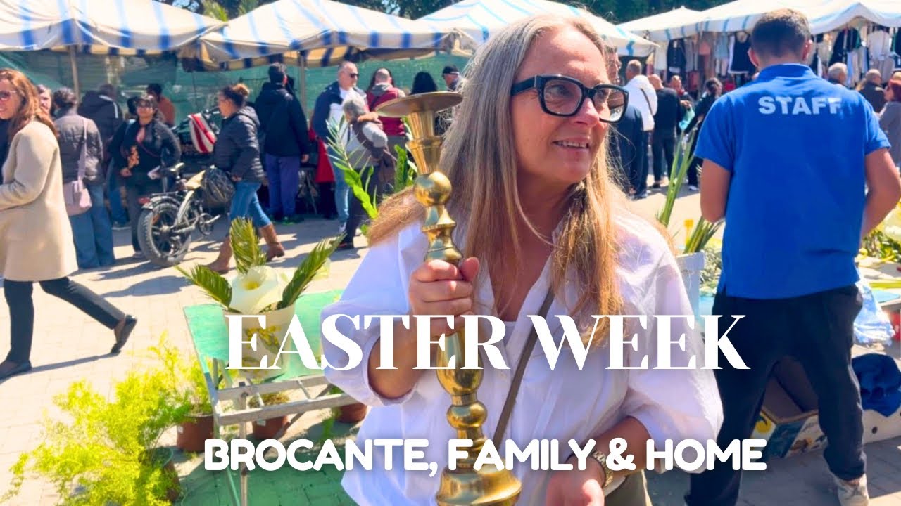 Easter week in Sicily, brocante, family & home - YouTube