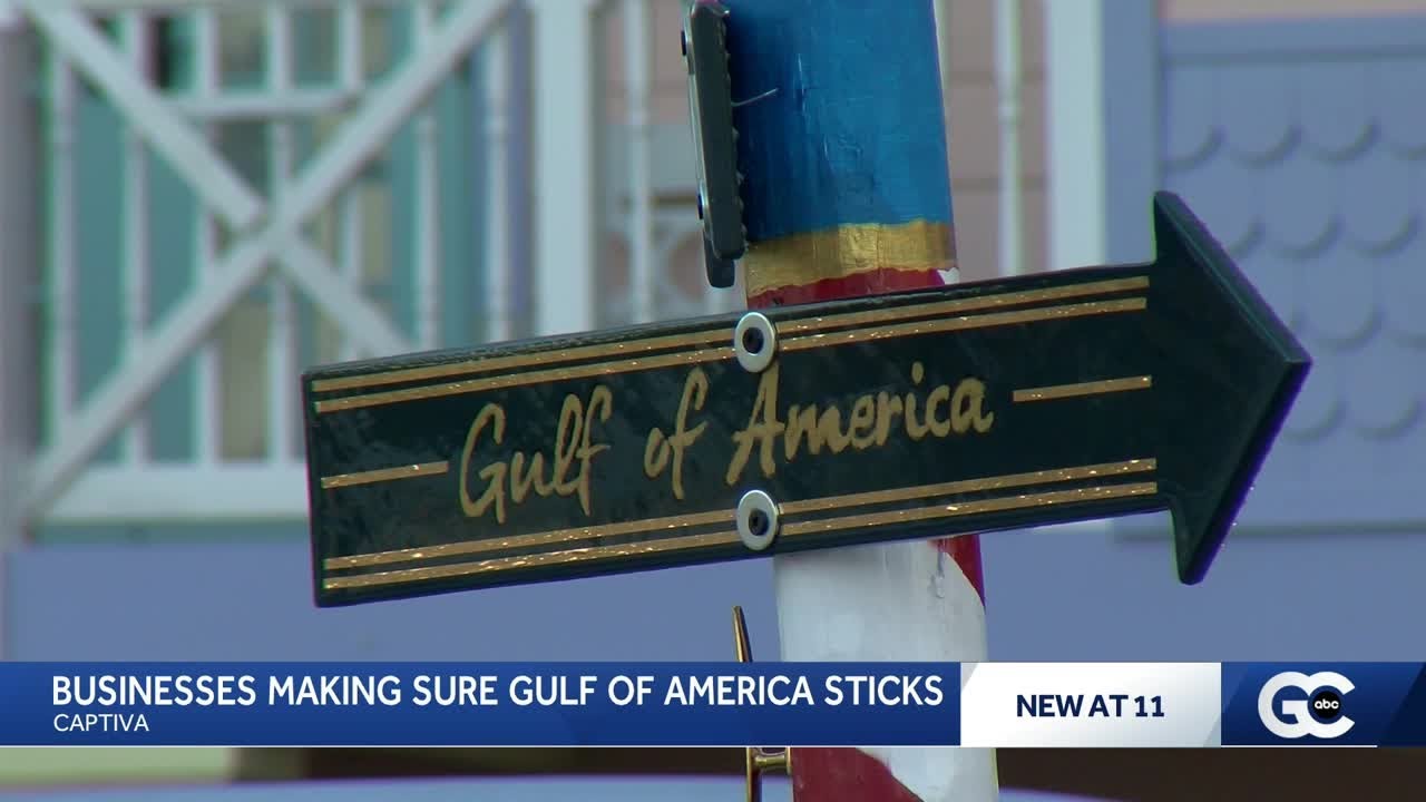 Captiva business owner embraces "Gulf of America" name change - YouTube