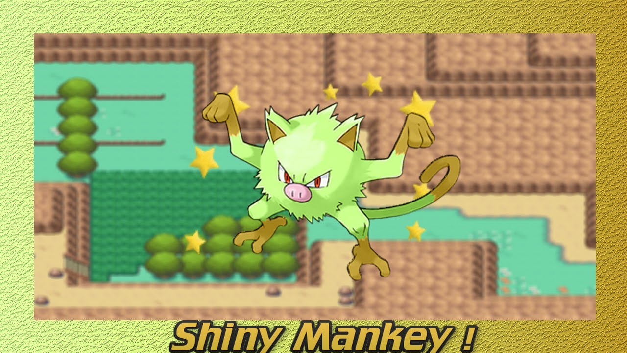 Ferosinge shiny / shiny Mankey after 1861 Re's ☆ - YouTube