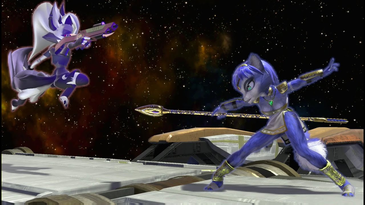 SSBU Mods：Krystal Vs. Loona - YouTube