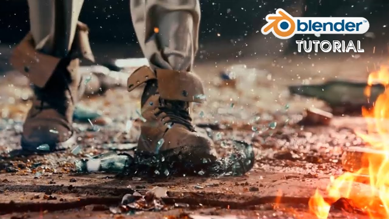 Darbar Glass Shatter Tutorial in Blender & After effects Tamil Tutorial ...