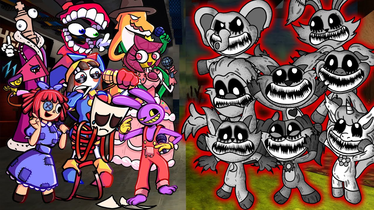 NEW FNF Smiling Critters Zoonomaly Vs Amazing Digital Cricus Eposides 2 ...