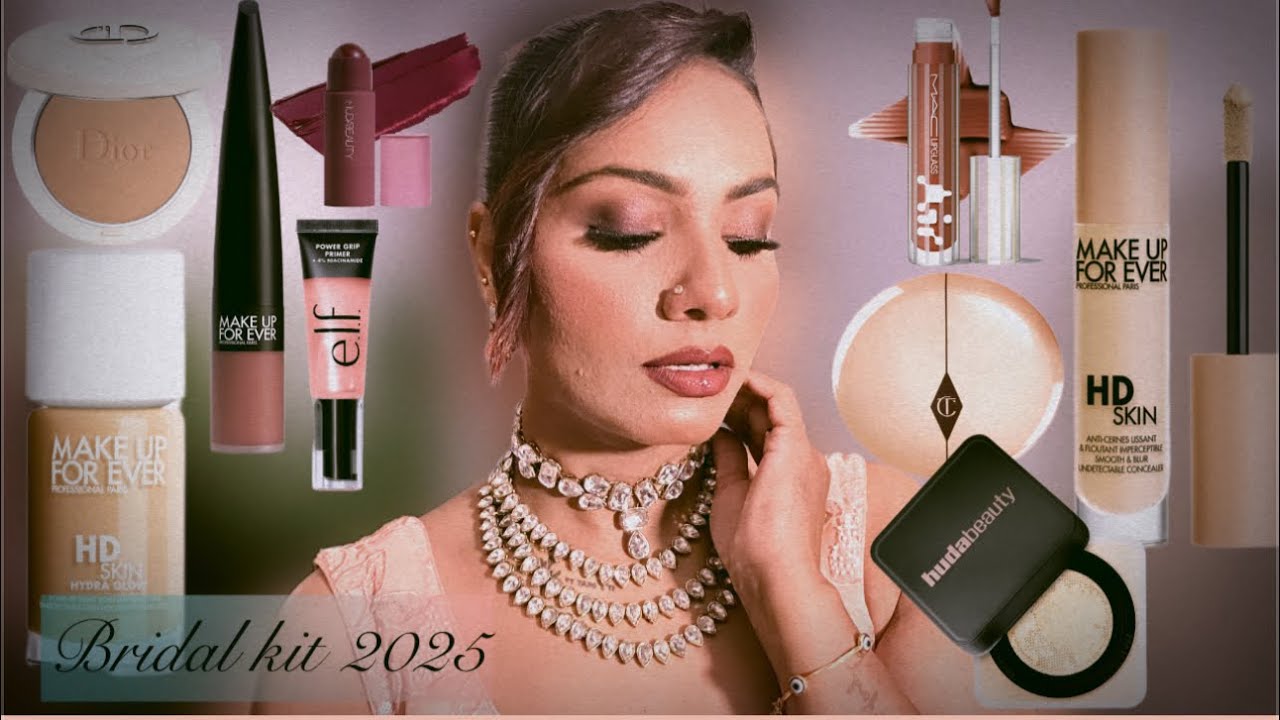 BEST BRIDAL MAKEUP KIT FOR 2025 BRIDE 👰//MUST HAVE LUXURY MAKEUP//LONG ...