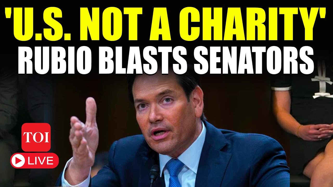 'America Isn't A Charity': Marco Rubio Shuts Down Senators On USAID ...