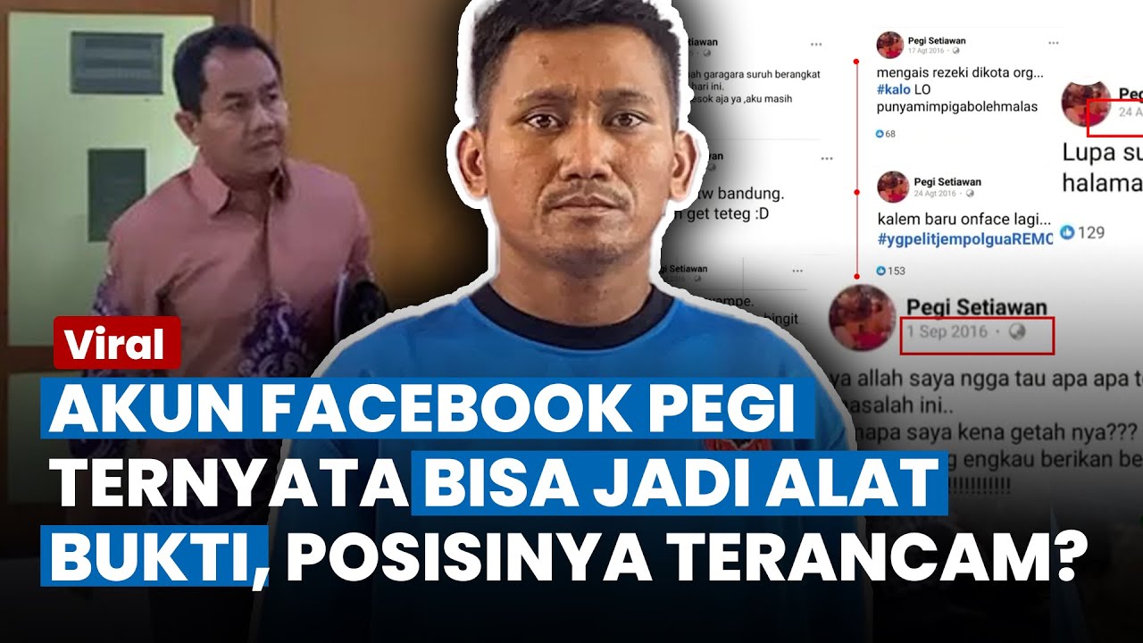 Ahli Pidana Sebut Akun Facebook Pegi Setiawan Bisa Jadi Alat Bukti ...