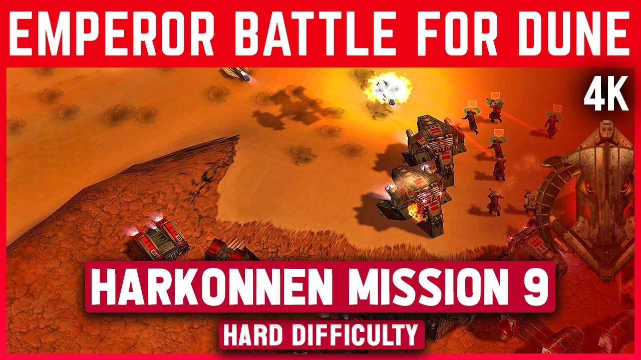 Emperor: Battle For Dune 4K - Harkonnen Mission 9 - Speedrun on Hard ...