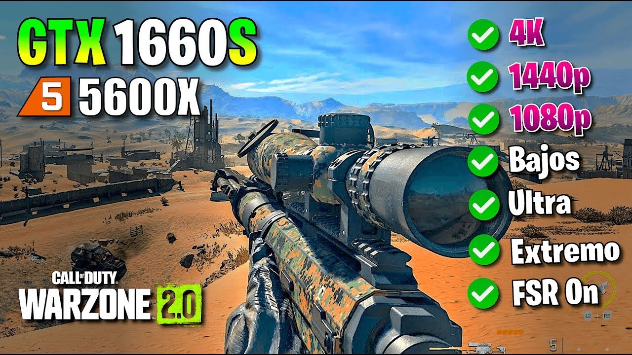 GTX 1660 Super | COD Warzone 3 | 4K - YouTube