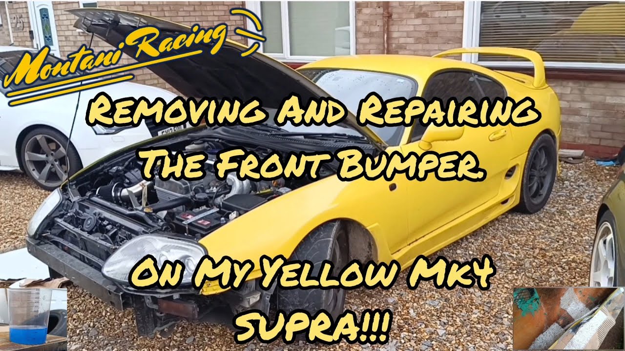 Removing & Repairing My Ultra RARE BOMEX Front Bumper On My OEM Yellow ...